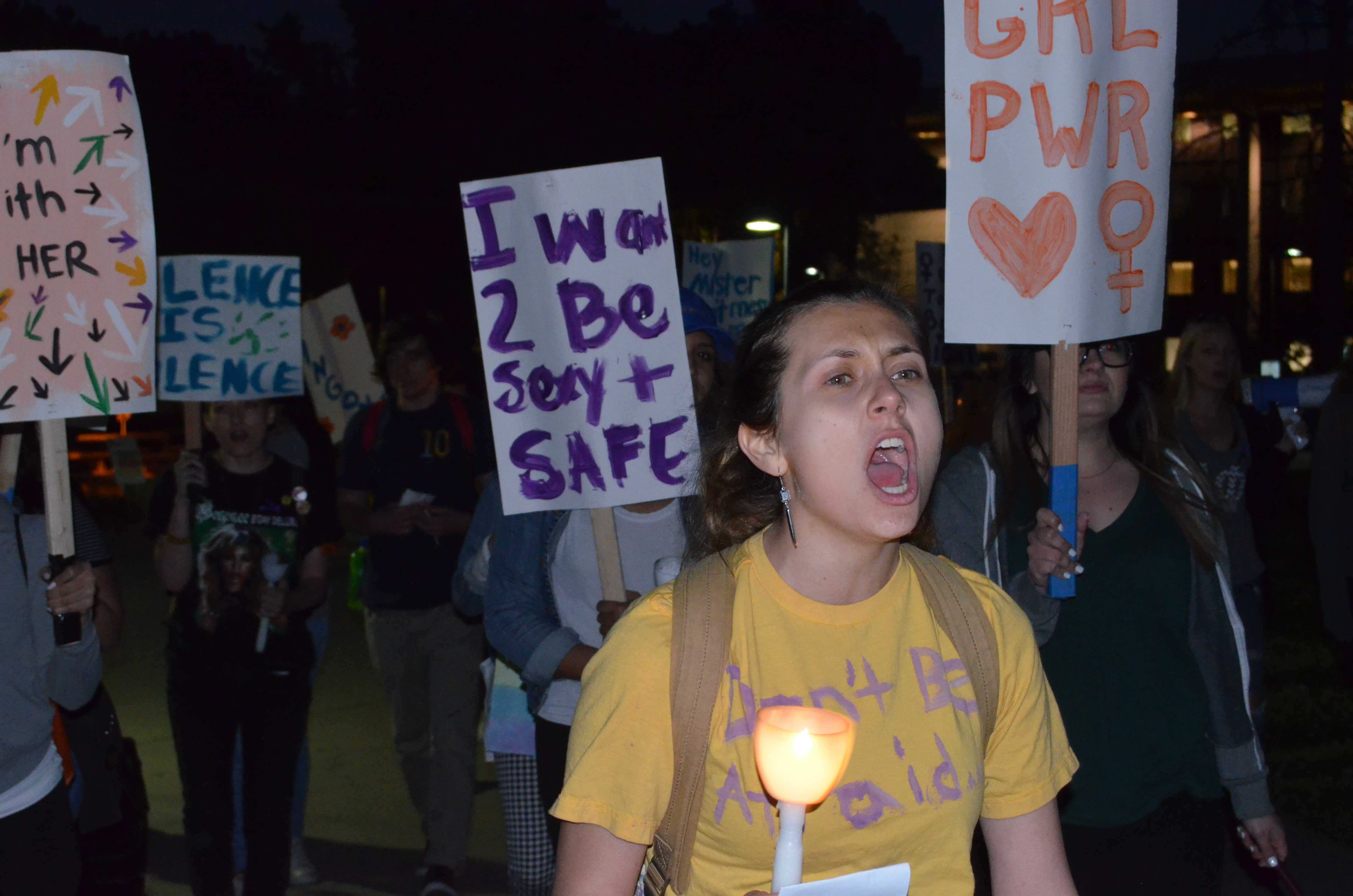 ‘Take Back the Night’: rally, march draws attention to sexual assault ...