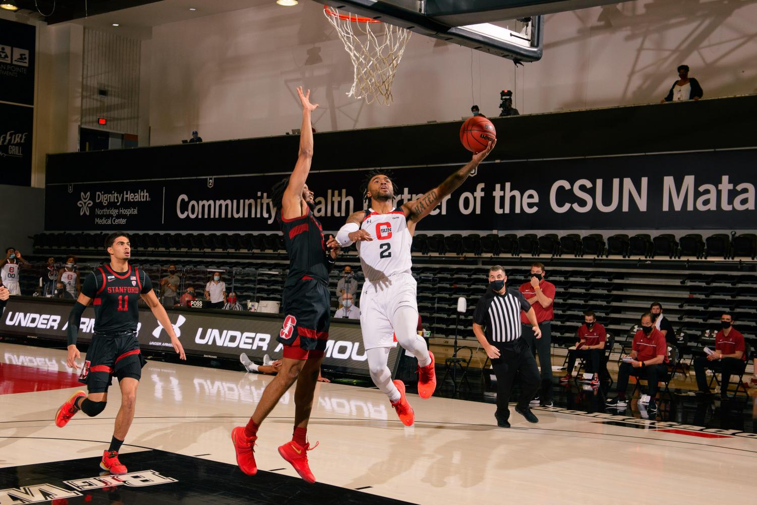 CSUN men’s basketball loses to Stanford in first Pac-12 home game since ...