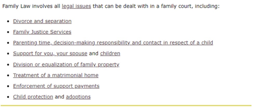 Ontario Family Law: Changes don’t make it any less complex to navigate ...