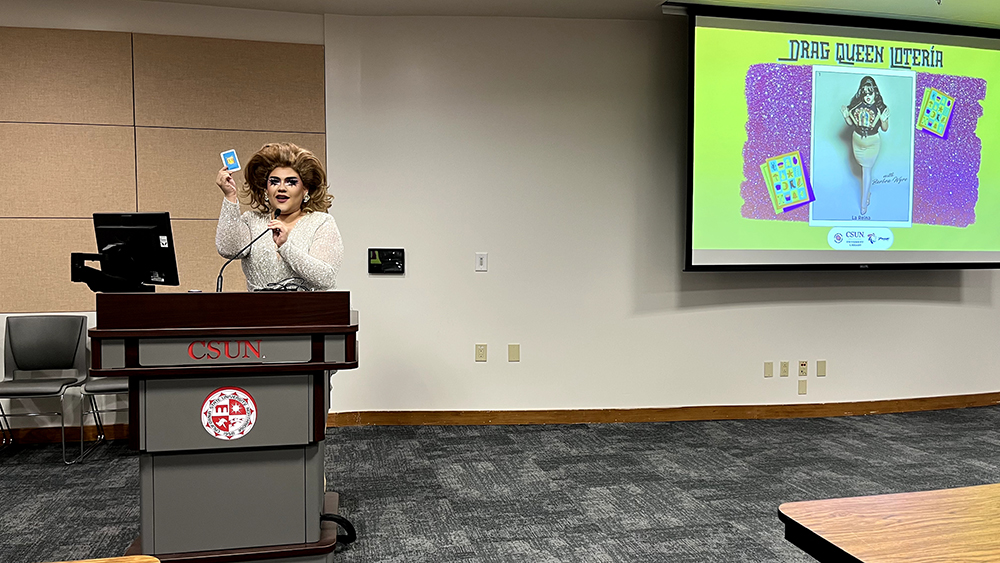 Barbra Wyre Lights Up University Library with drag queen Lotería ...