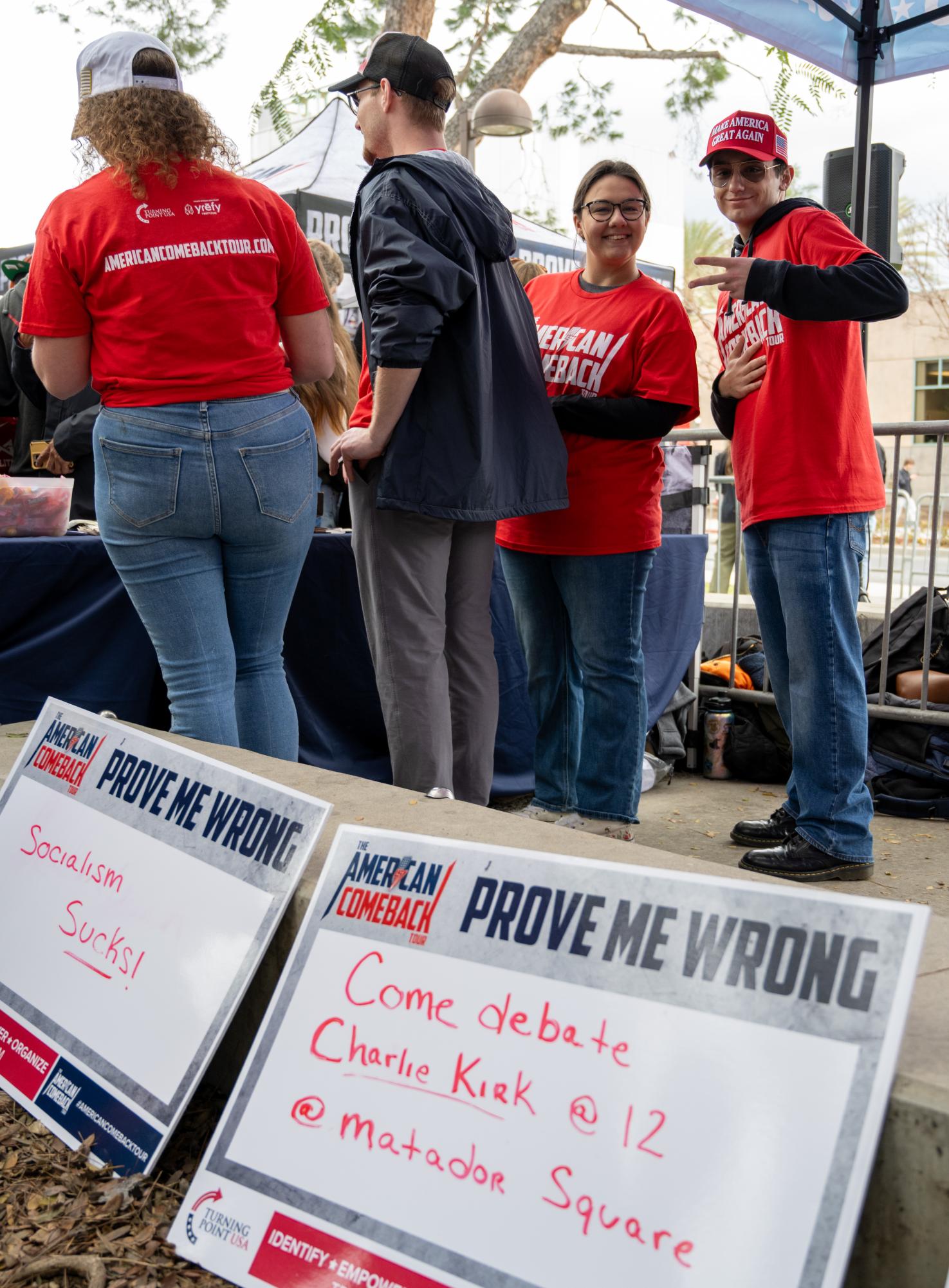 TPUSA event brings cheers and jeers – Daily Sundial